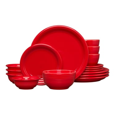 Fiesta Classic 16pc Ceramic Dinnerware Set Lapis - Walmart.com