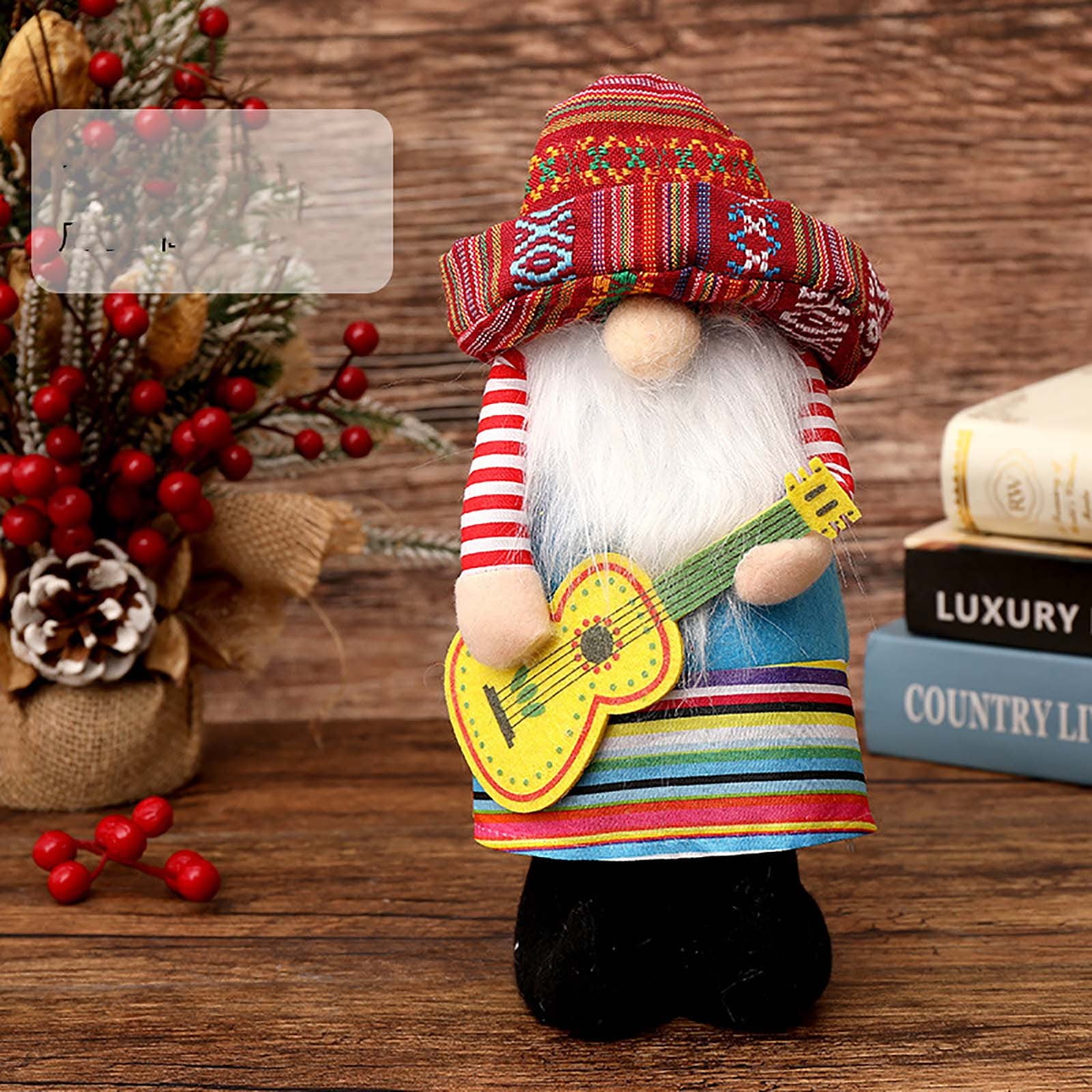 Fiesta Gnome Plush Decorations, Cinco de Mayo Tomte for Mexican Taco ...