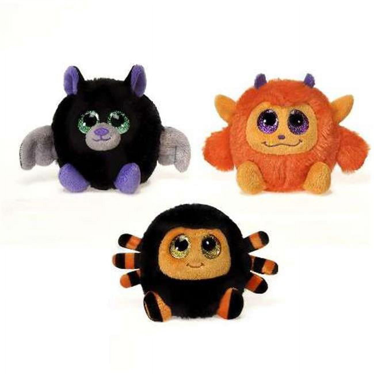 Fiesta Lubby Cubbies Halloween Monsters 3.5" Plush Toy, Assorted, 3 ...