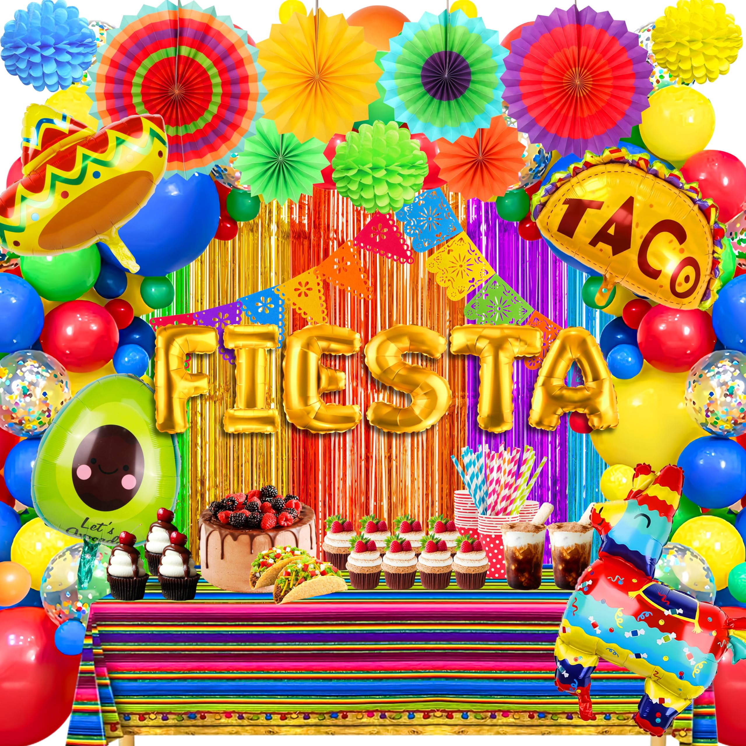 Fiesta Party Decorations Mexican YPF5 Themed Party Decorations Fiesta ...