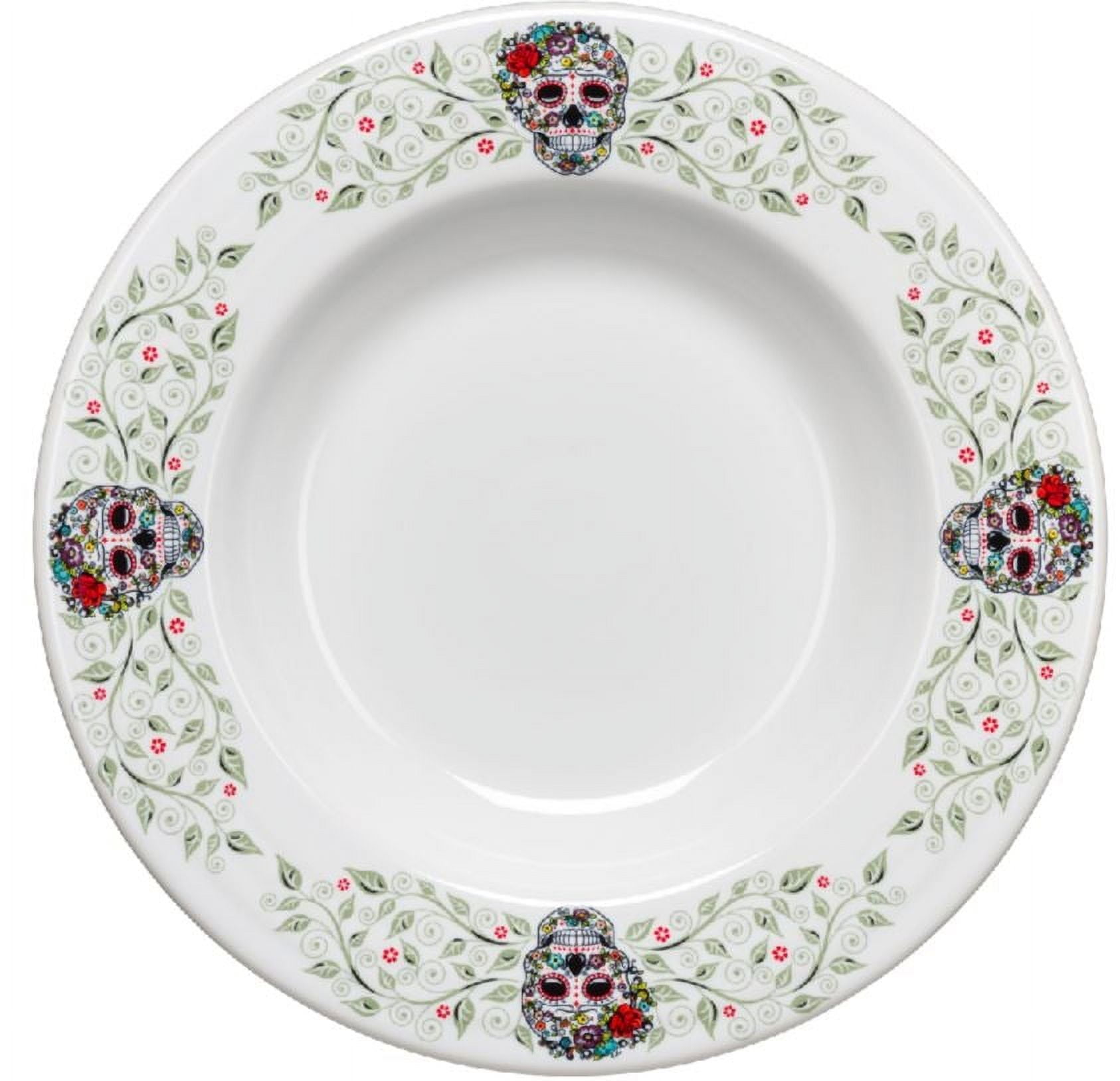 Fiesta® Pasta Bowl - Skull & Vine - Sugar - Walmart.com