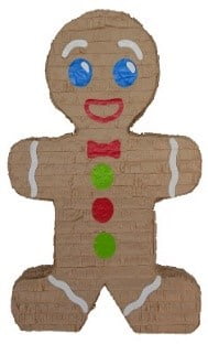 "Fiesta Piñata" Brown Jolly Gingerbread Man Pinata - Walmart.com