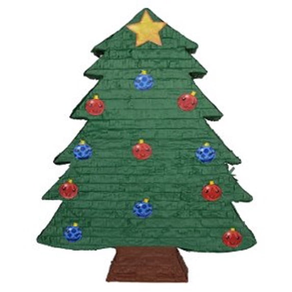 "Fiesta Piñata" Green with Lights Chsristmas Tree Pinata - Walmart.com