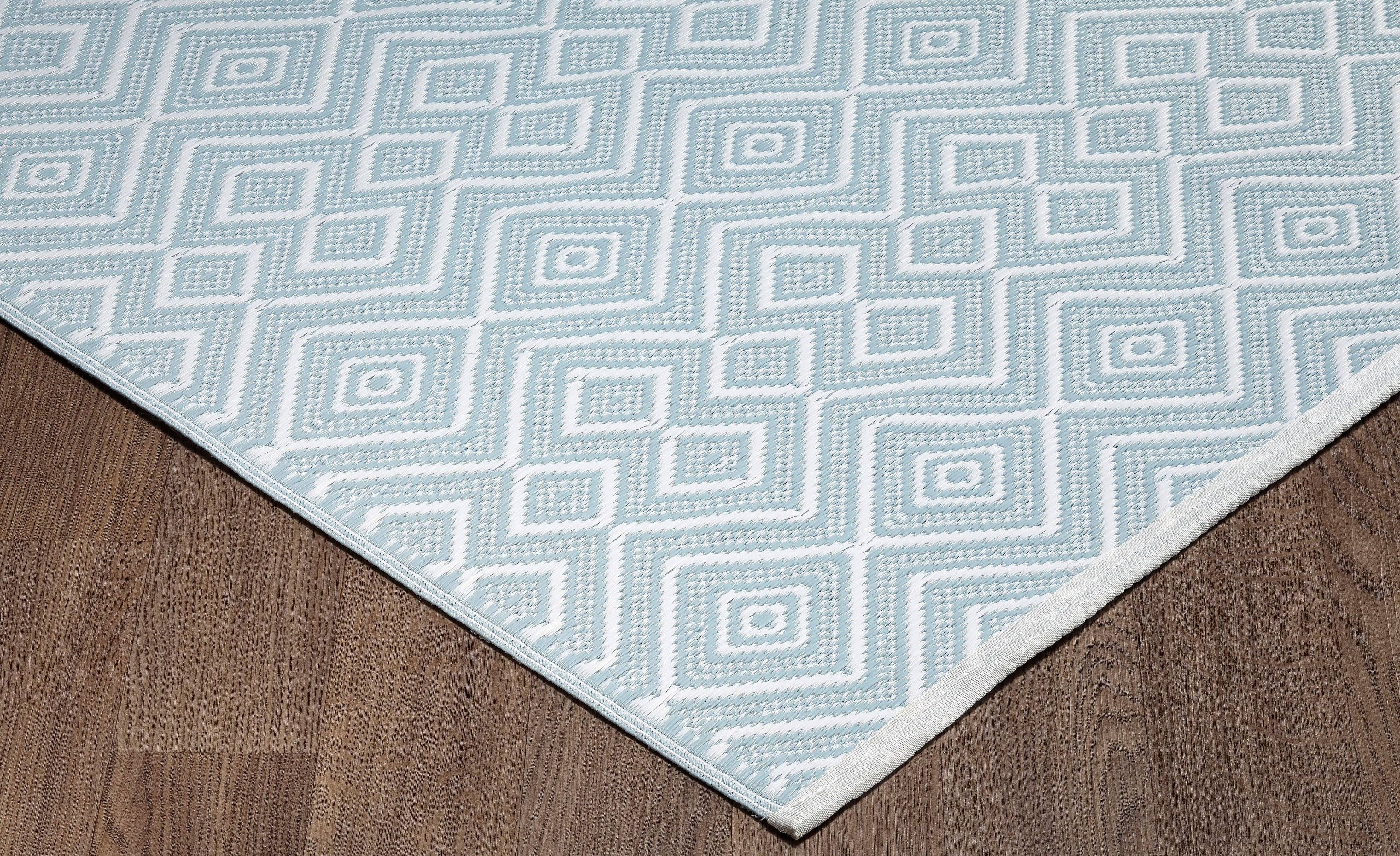 Fiesta Premium Quick Dry Reversible Indoor/Outdoor Plastic Rug, 48" x ...