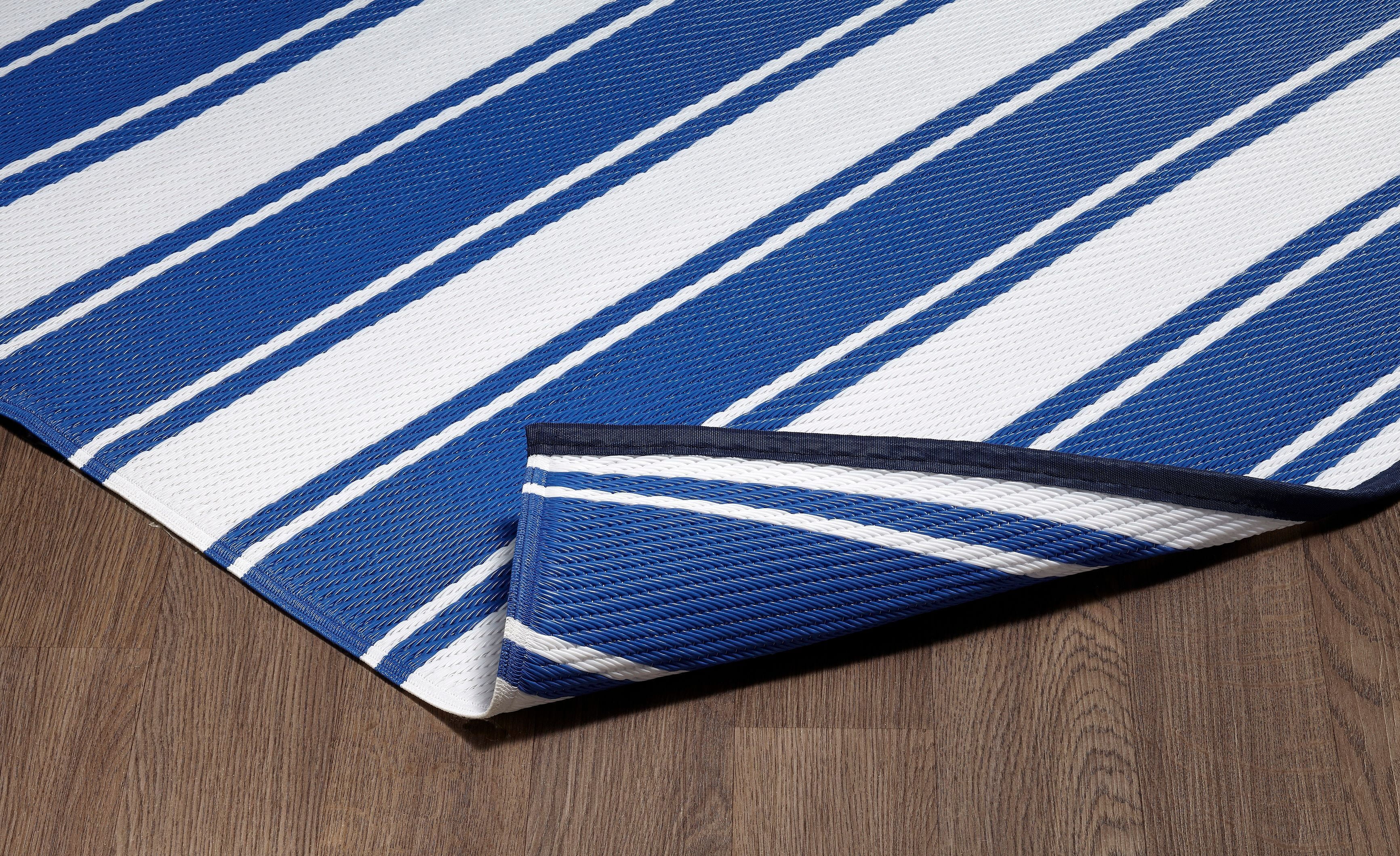 Fiesta Premium Quick Dry Reversible Indoor/Outdoor Plastic Rug, 72" x ...
