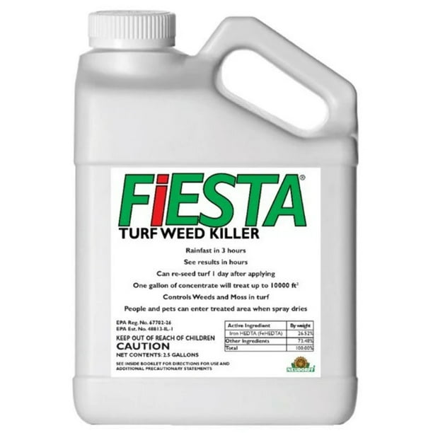 Fiesta Selective Post-Emergent Turf Weed Killer 1 Gallon Herbicide ...