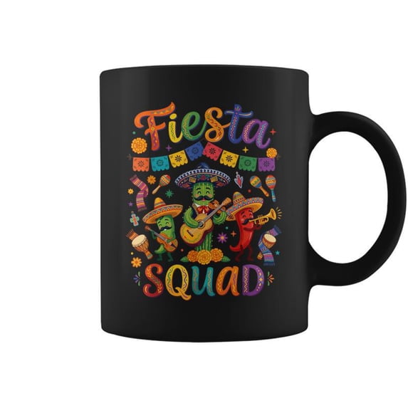 Fiesta Squad Cinco De Mayo Coffee Mugs - Walmart.com
