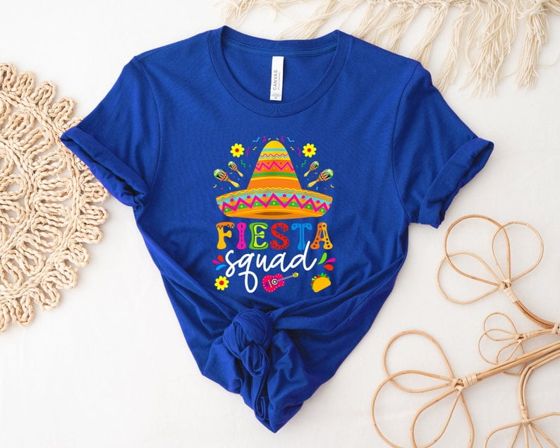 Fiesta Squad Shirt, Mexican Fiesta Shirt, Cinco De Mayo Shirt, Mexican ...