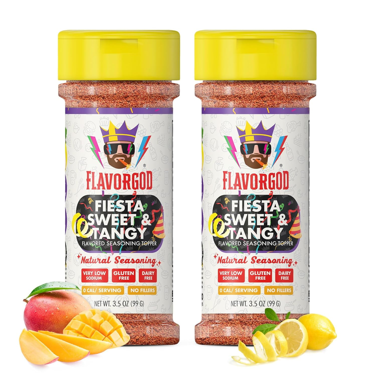 Fiesta Sweet & Tangy Seasoning Mix by Flavor God, Pack of 2 - Premium ...