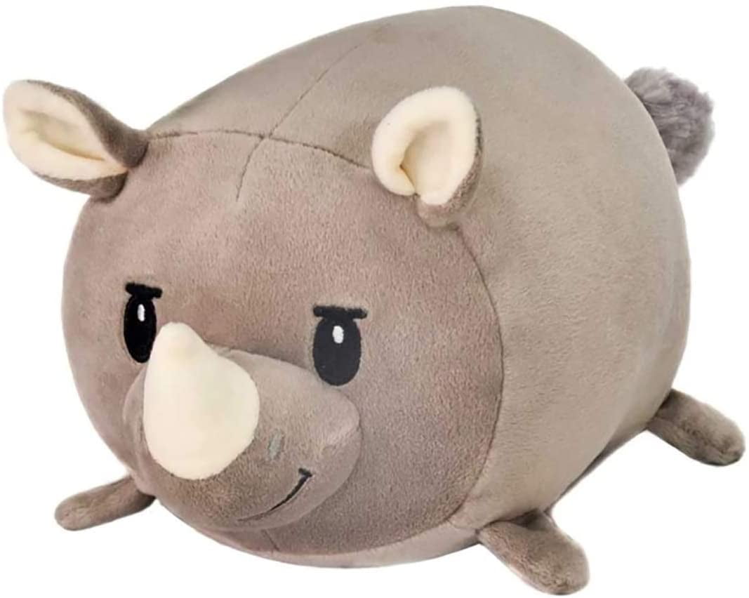 Fiesta Toys Lil' Huggy Rodger Rhino 8" Stuffed Animal Toy - Walmart.com