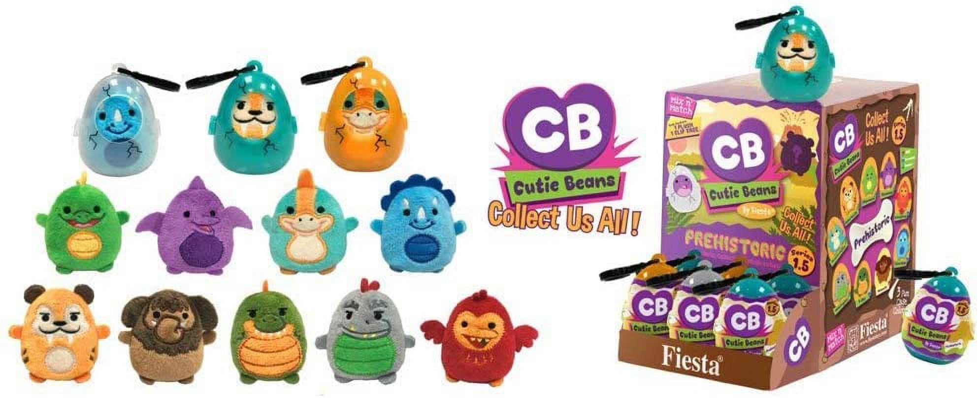 Fiesta Toys Mystery Mini Cutie Beans Prehistoric Animal Plush Clip On ...