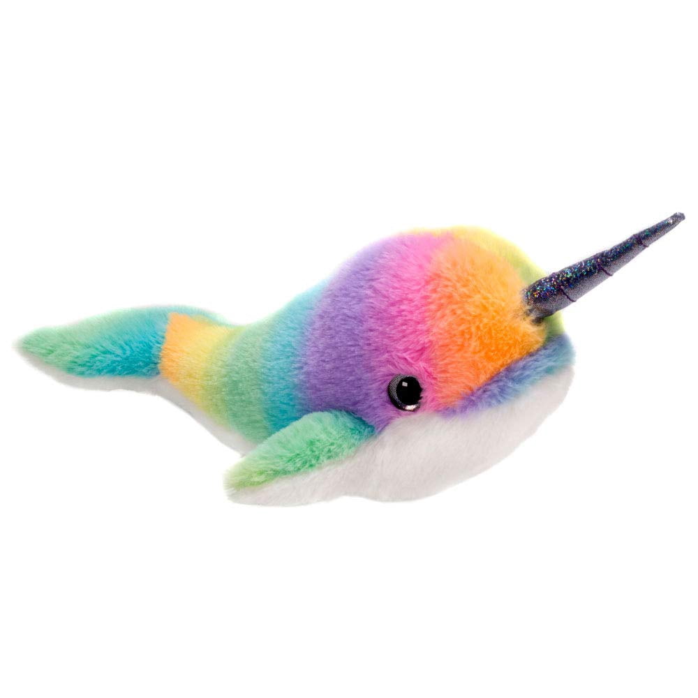 Fiesta Toys Rainbow Sherbet Narwhal Plush Stuffed Animal Toy 14 ...