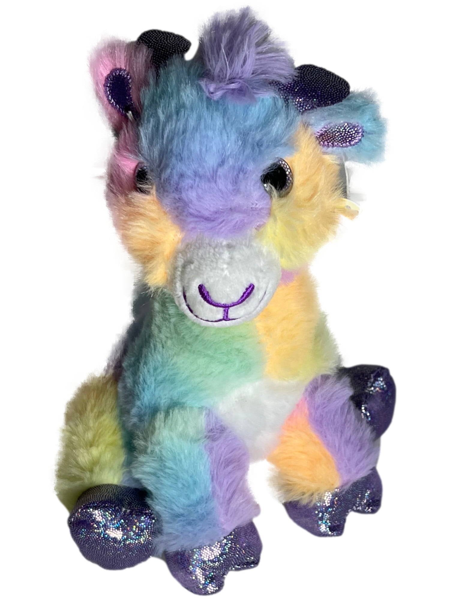 Fiesta Toys Rainbow Sherbet Ultra Plush Giraffe Stuffed Animal 8 inch ...