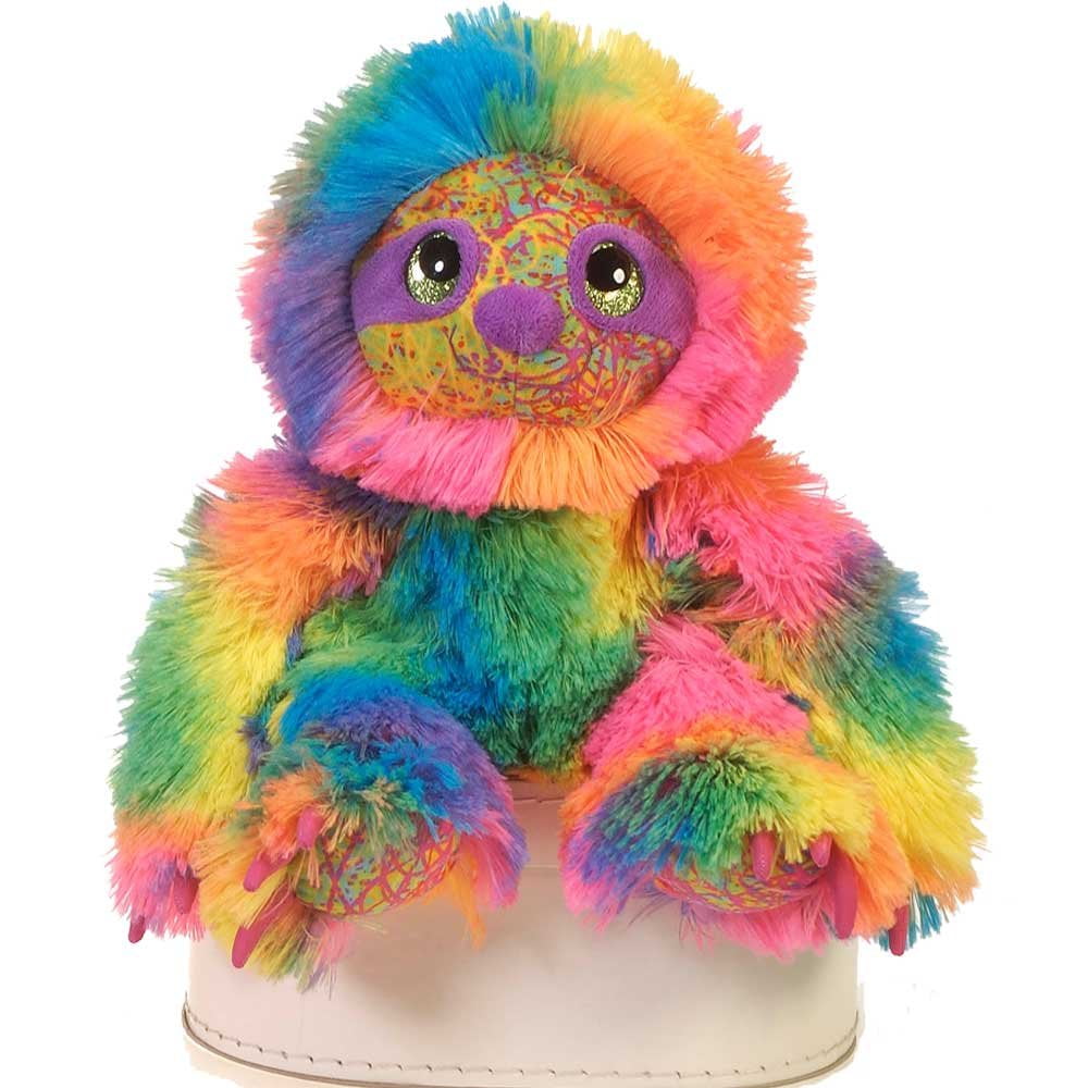 Fiesta Toys Scribbleez Colorful Sloth 12" Plush Stuffed Animal ...