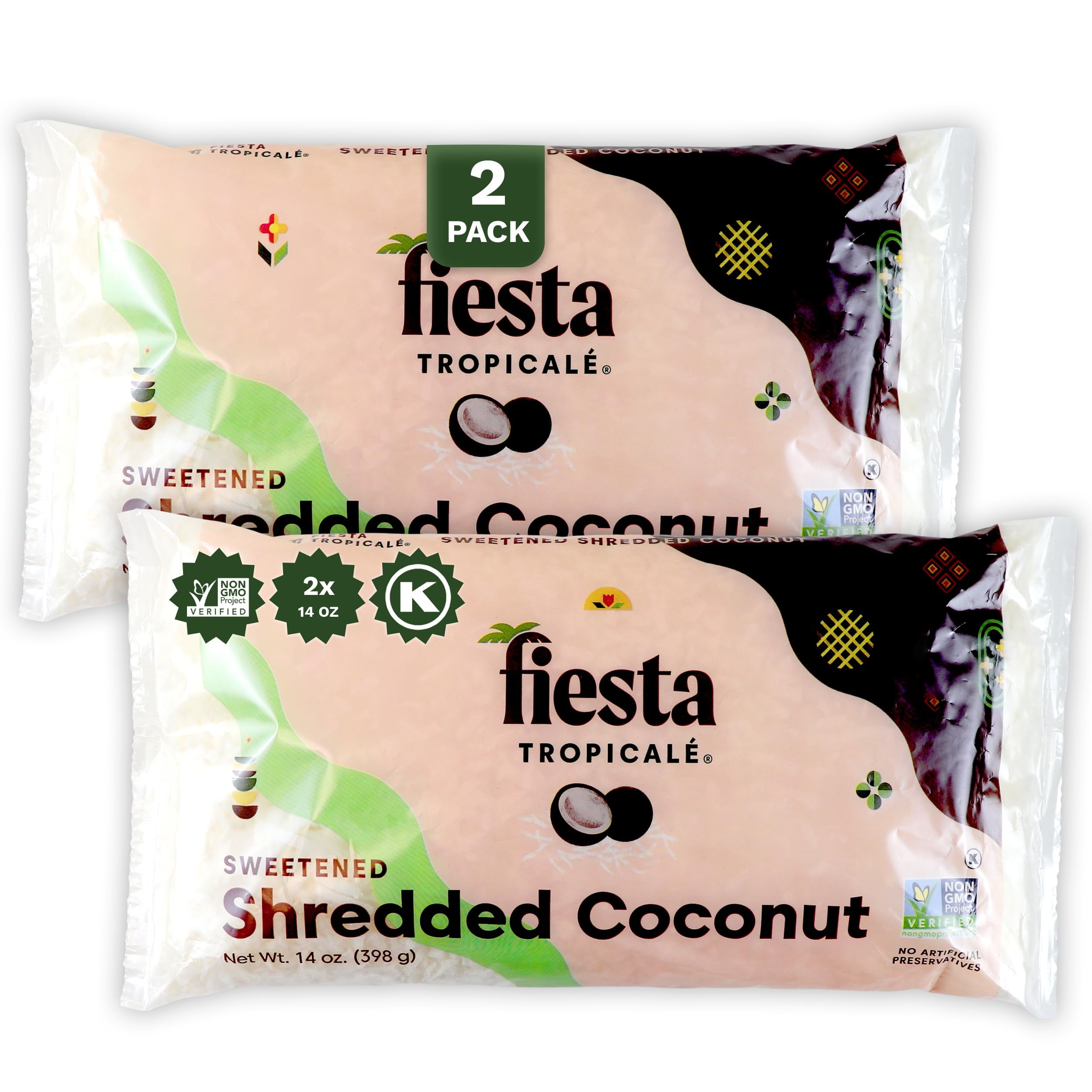 Fiesta Tropicalé Sweetened Coconut BDF32 Flakes, Fluffy Shredded ...