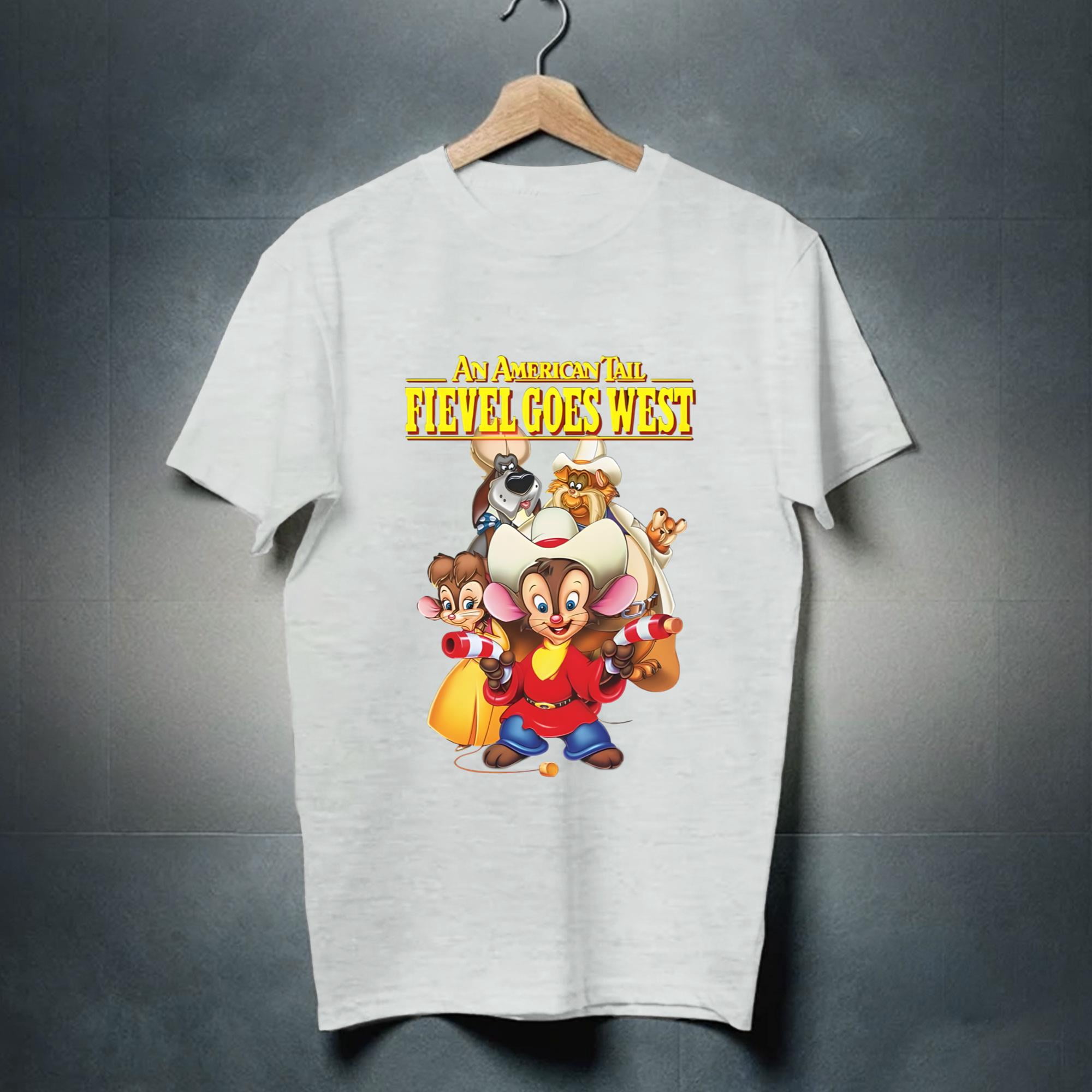 Fievel Goes West - vintage 80s 90s Y2K nostalgia Tee - T-shirt ...