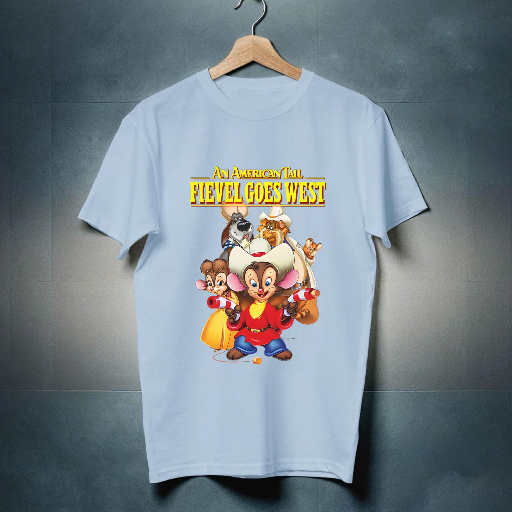 Fievel Goes West - vintage 80s 90s Y2K nostalgia Tee - T-shirt ...