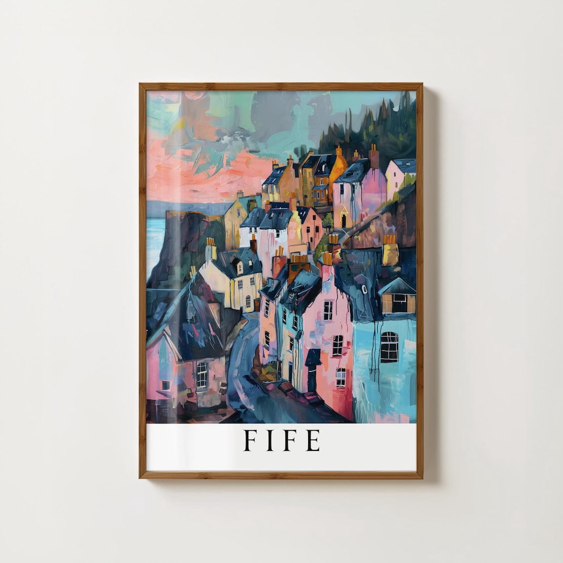 Fife Print Scottish Wall Art Fife Scotland Art Print Scottish Prints ...