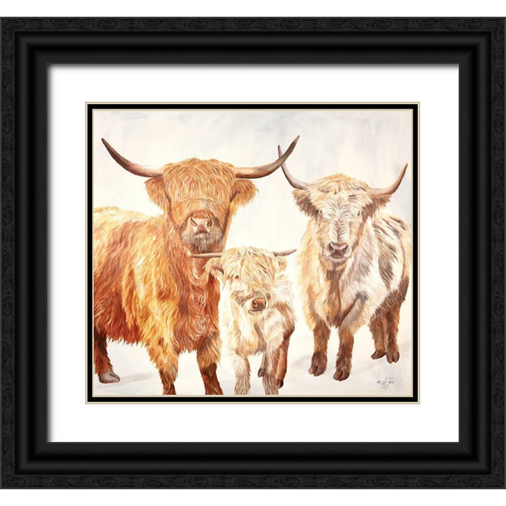 Fifer, Diane 13x12 Black Ornate Wood Framed with Double Matting Museum ...