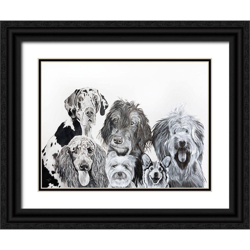 Fifer, Diane 14x12 Black Ornate Wood Framed with Double Matting Museum ...