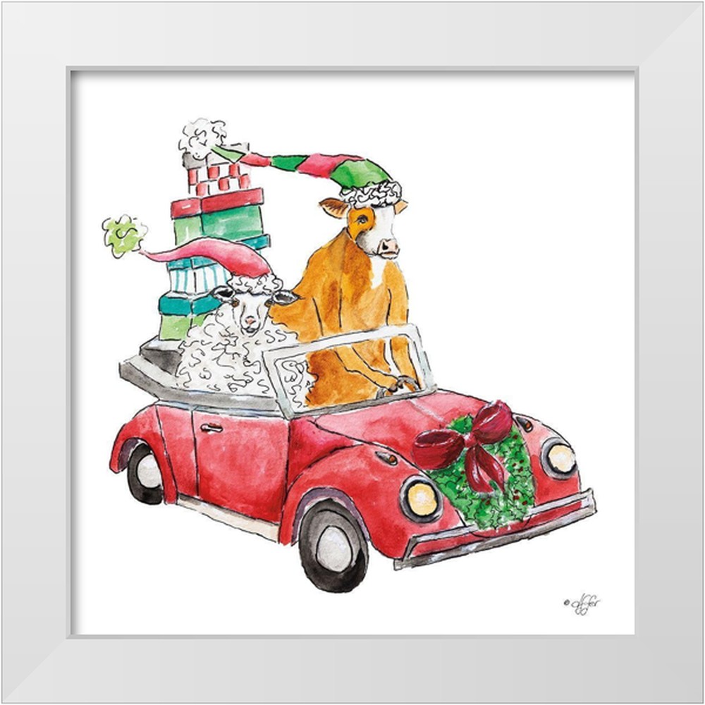 Fifer, Diane 15x15 White Modern Wood Framed Museum Art Print Titled ...