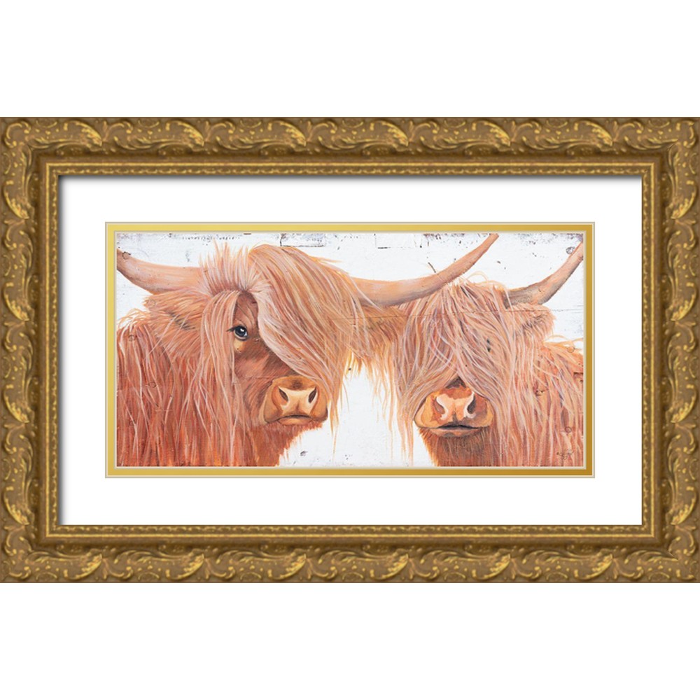 Fifer, Diane 18x11 Gold Ornate Wood Framed with Double Matting Museum ...