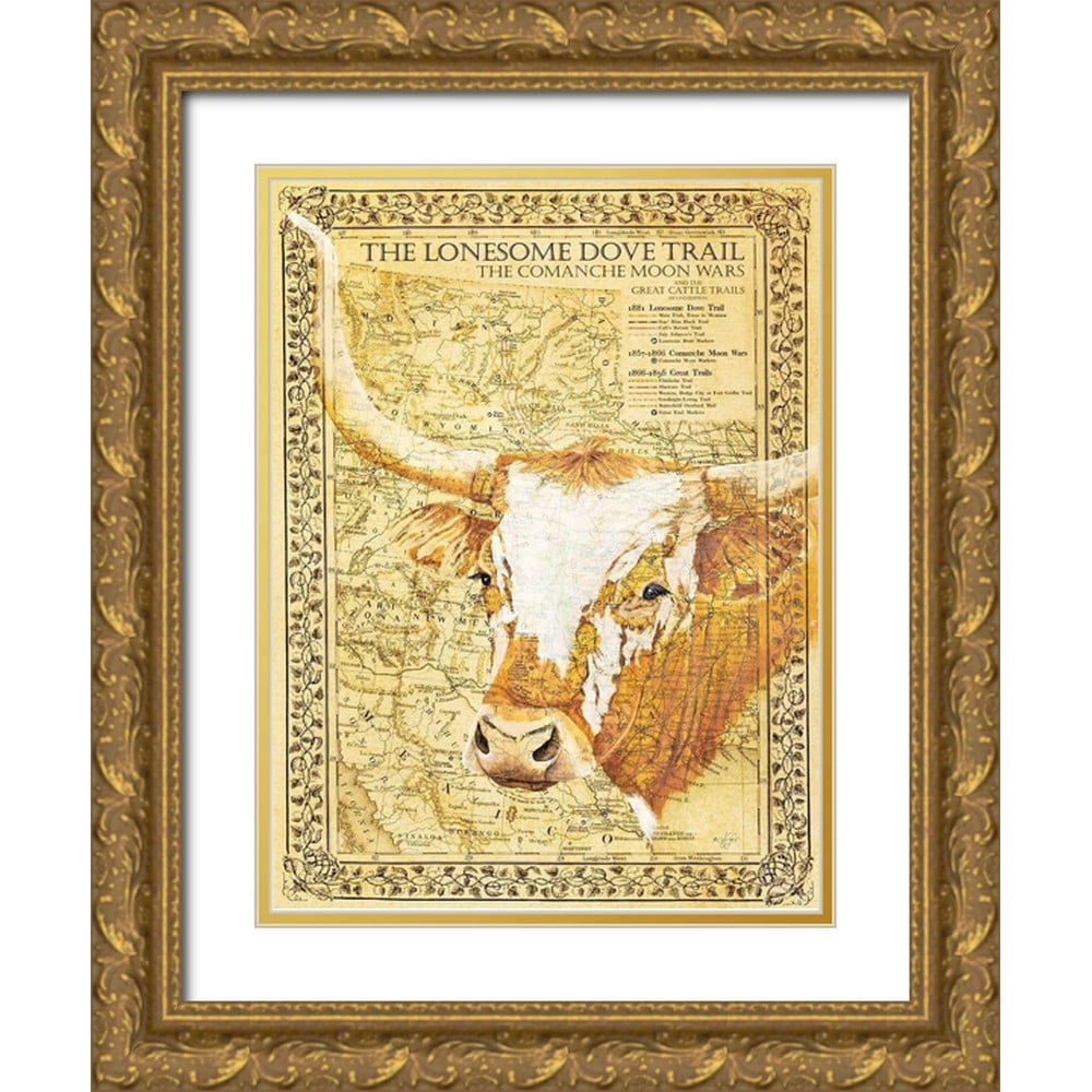 Fifer, Diane 19x24 Gold Ornate Wood Framed with Double Matting Museum ...