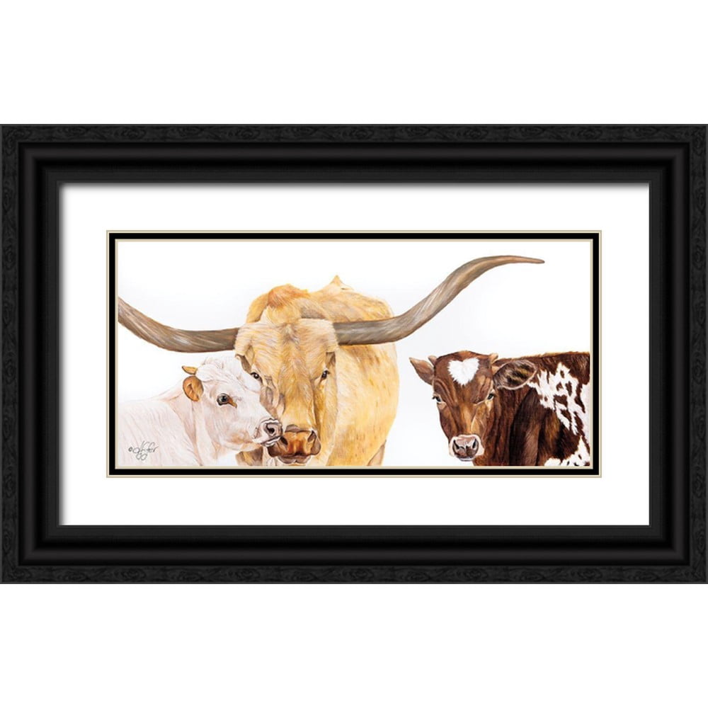 Fifer, Diane 24x14 Black Ornate Wood Framed with Double Matting Museum ...
