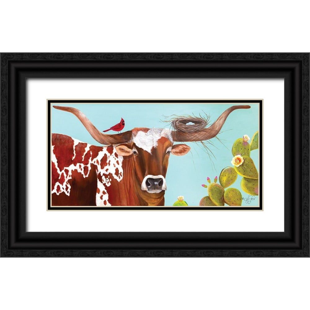 Fifer, Diane 24x14 Black Ornate Wood Framed with Double Matting Museum ...