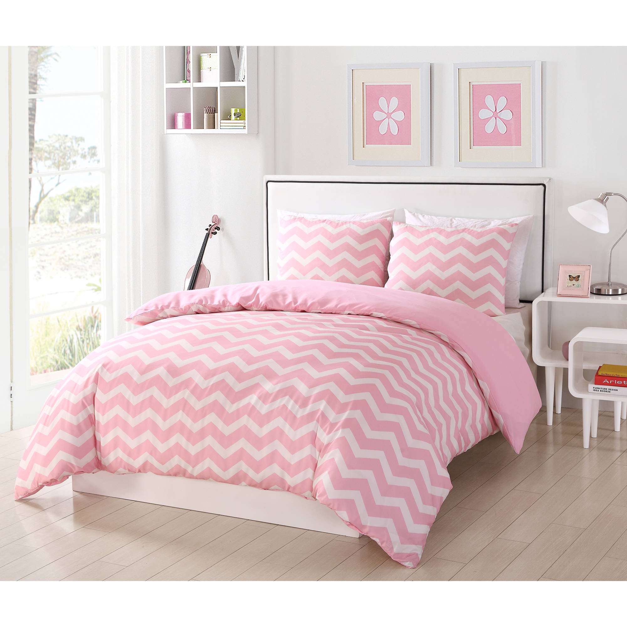 Pink Chevron Comforter