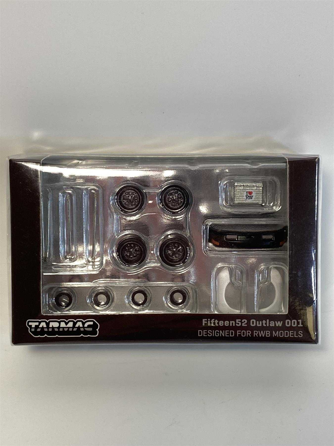 Fifteen52 Outlaw 001 Designed for RWB Models Black 1:64 Tarmac T64W-007-BK - Walmart.com