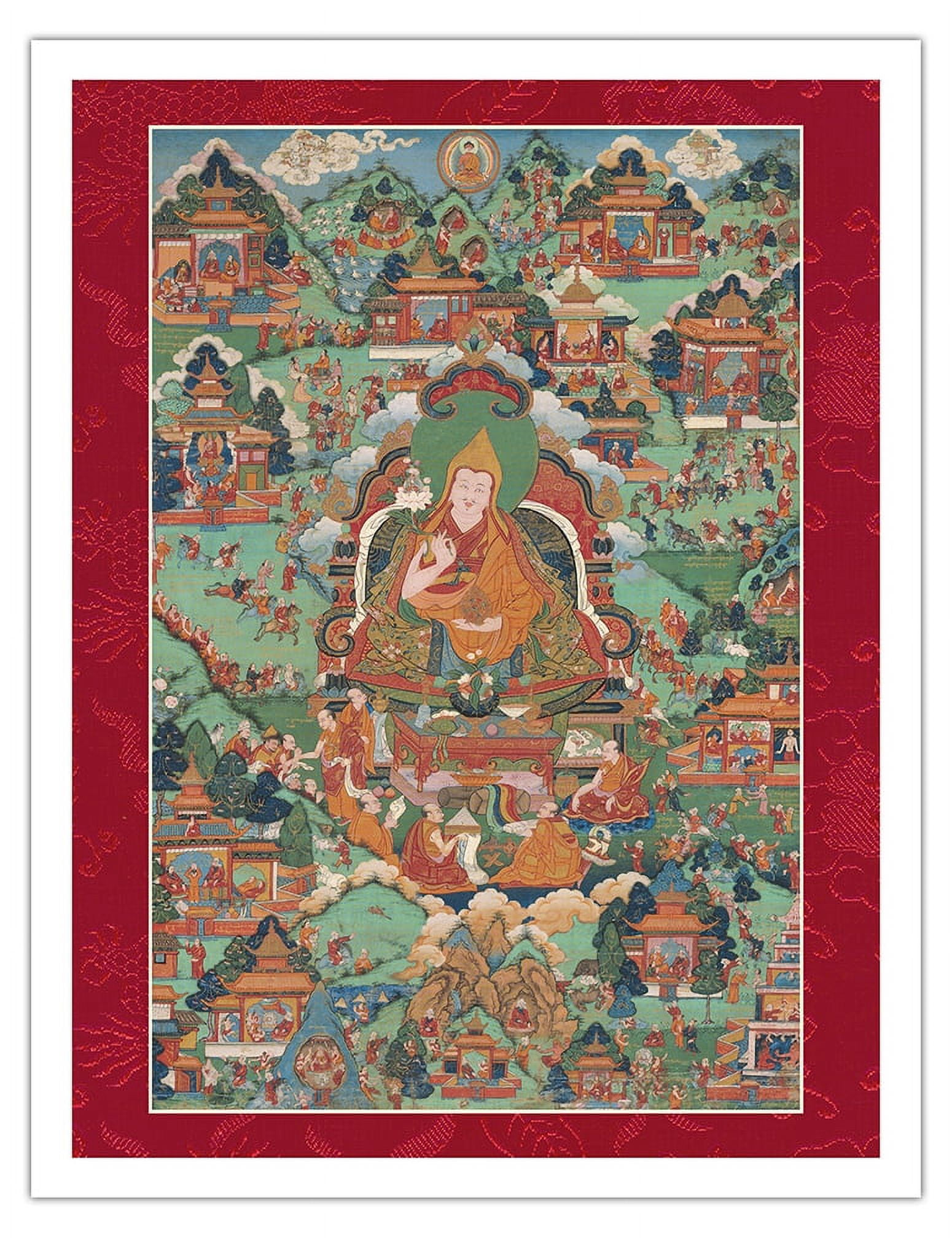 The Fifth Dalai Lama - Ngawang Losang Gyatso (1617-1682) - Vintage ...