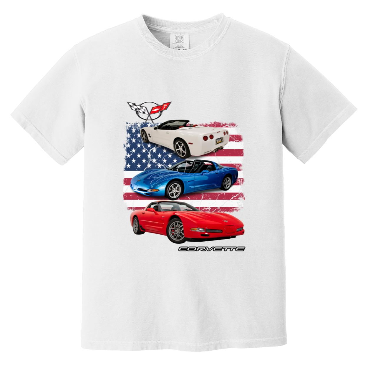 Fifth Gen Corvette Muscle Car Power Tribute Comfort Color T-shirt, for ...