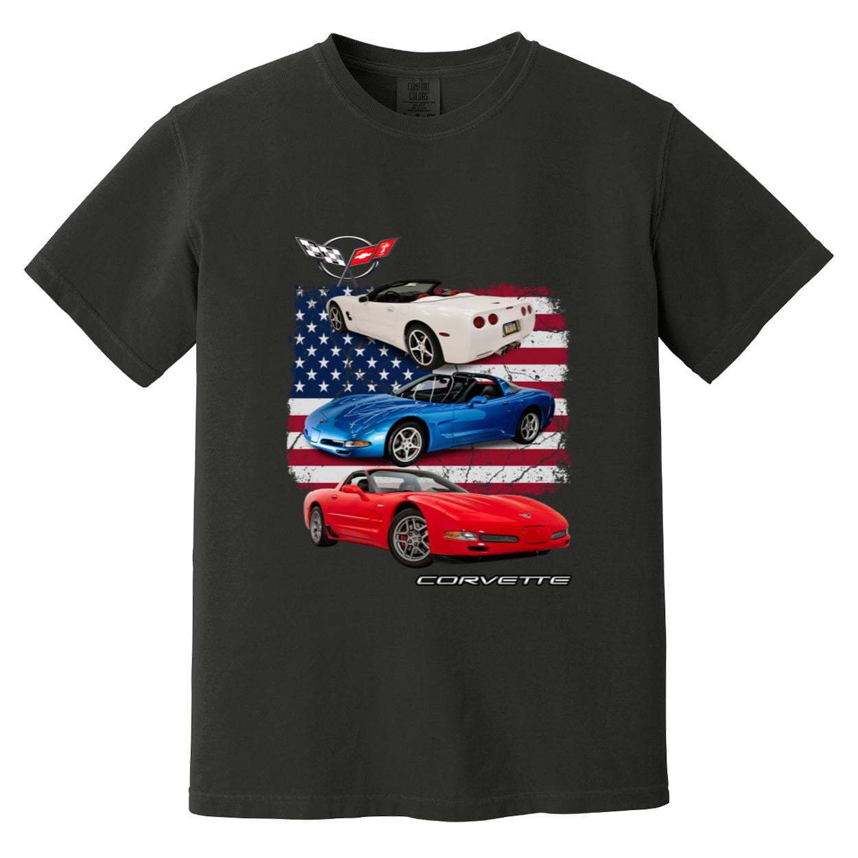 Fifth Gen Corvette Muscle Car Power Tribute Comfort Color T-shirt, for ...