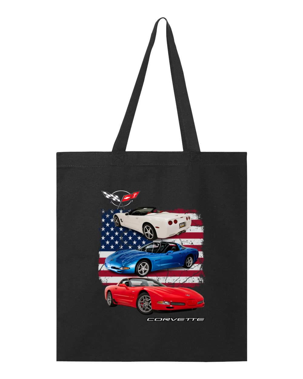 Fifth Gen Corvette Muscle Car Power Tribute Tote Bag for Car ...