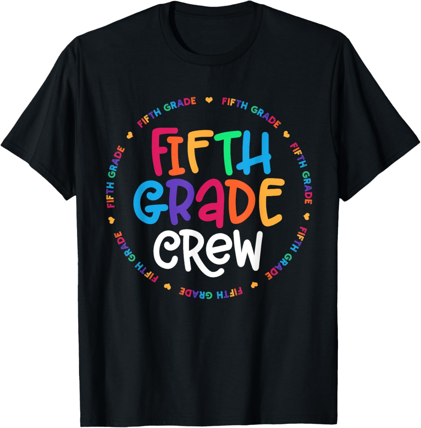 Fifth Grade Crew tshirt 5th Grade Back To School Teacher T-Shirt ...