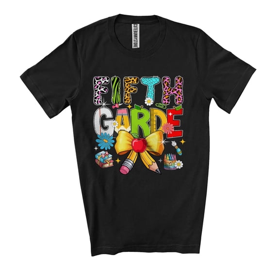 Fifth Grade; Lovely Teacher Leopard Coquette Pencil Bow; Students ...