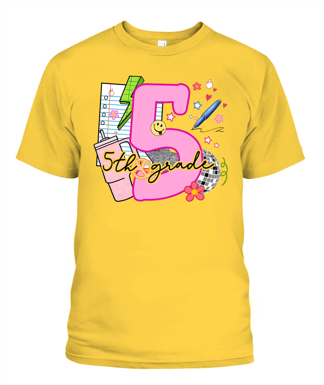 Fifth Grade Retro 5th Grade Boy Girl Back To School Teacher Shirt ...