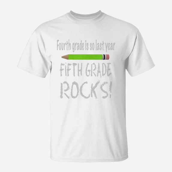 Fifth Grade Rocks Back To School Tshirt TShirt - Walmart.com