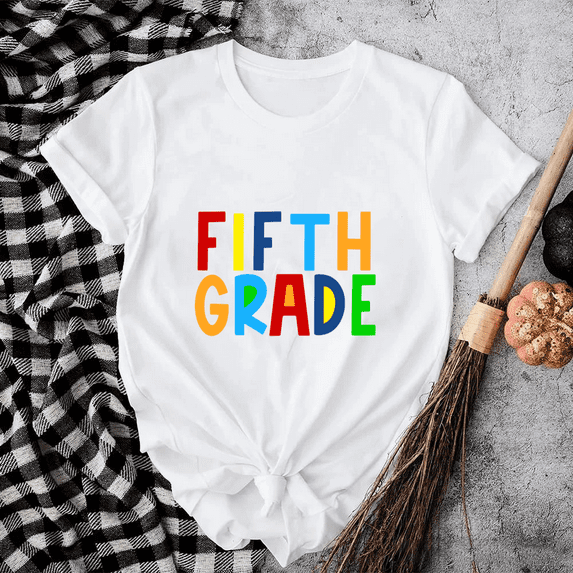 Fifth Grade Squad Teacher Student Classroom Holiday Cheer Unisex T ...