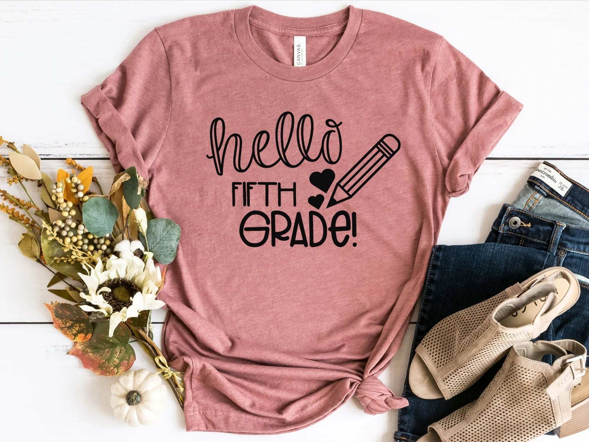 Fifth Grade Teacher Shirt, 5th Grade Teacher Shirts, Fifth Grade TShirt ...