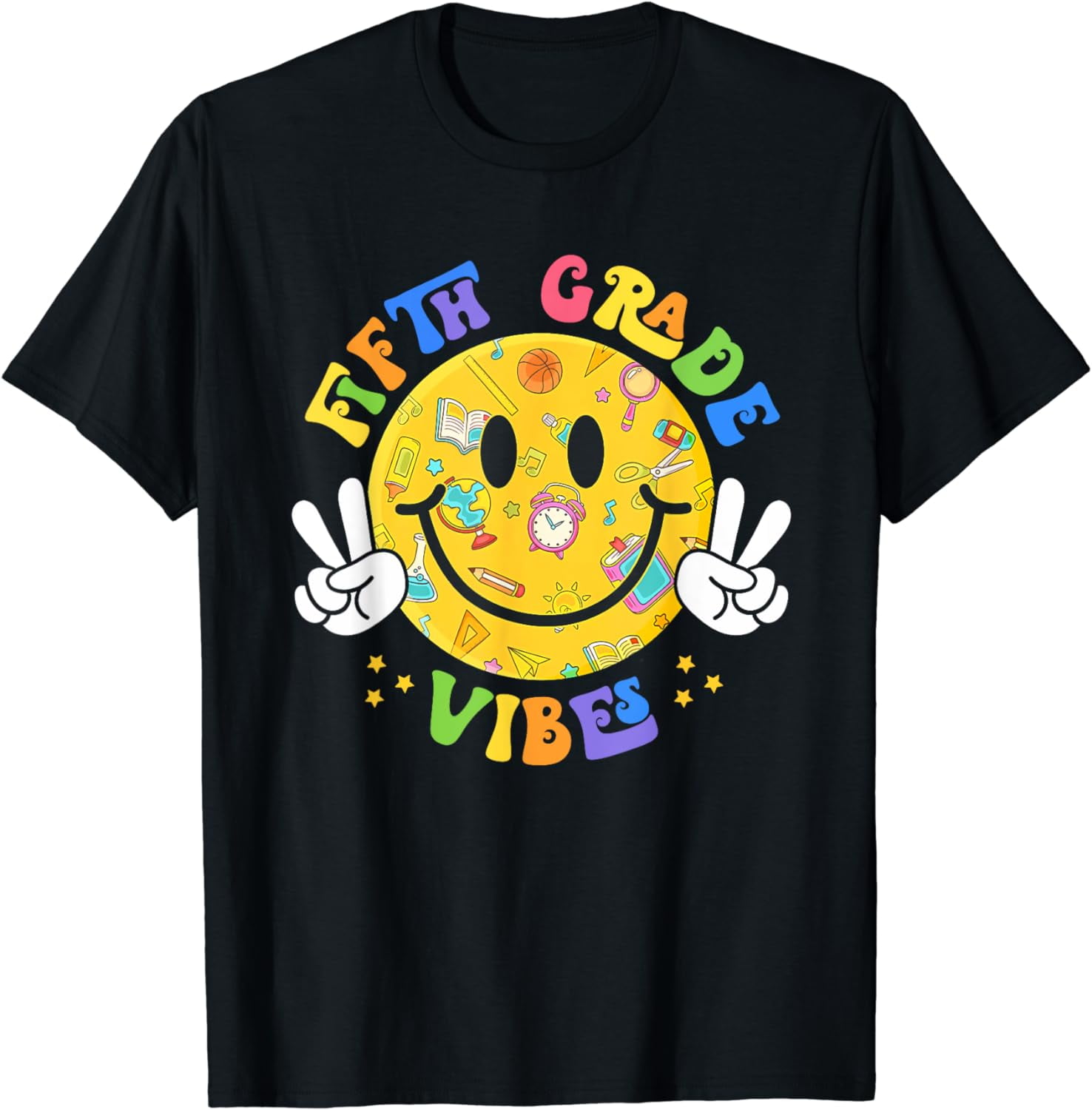 Fifth Grade Vibes 5th Grade Team 1st Day of School T-Shirt - Walmart.com