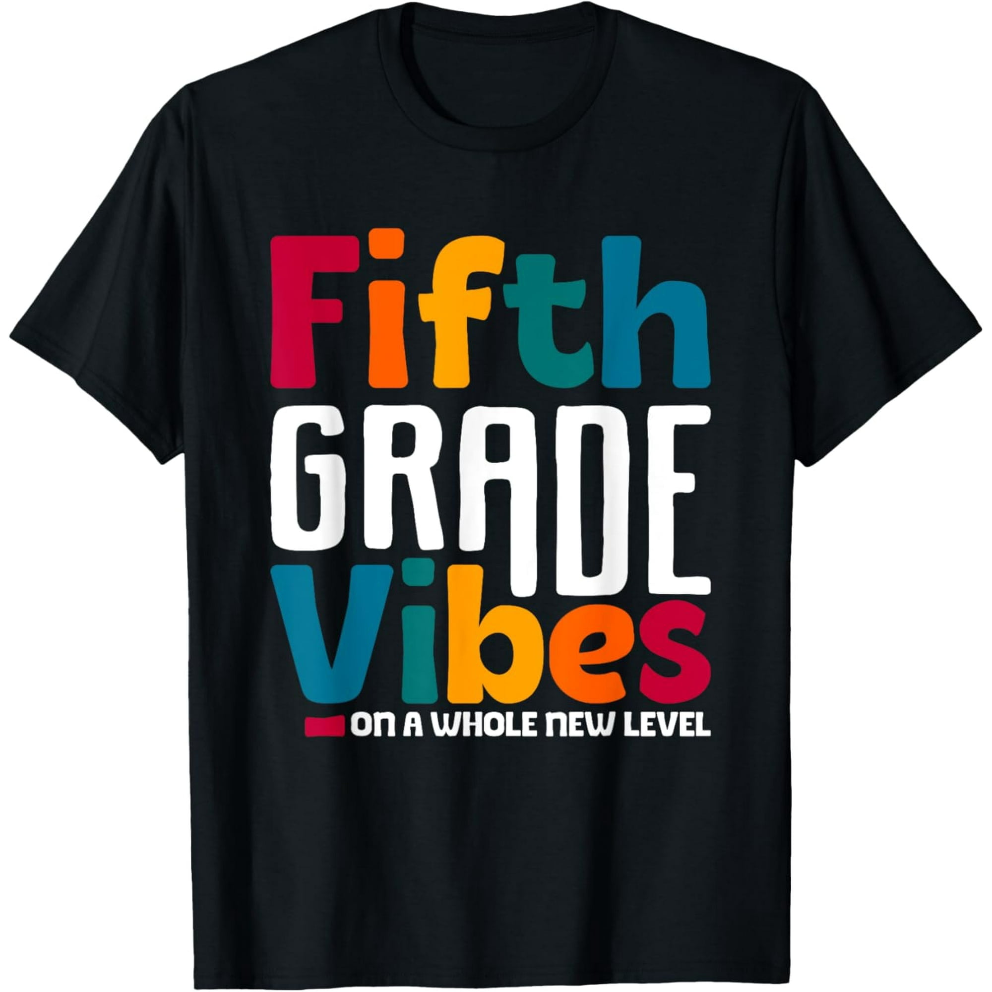 Fifth Grade Vibes Vintage 1st Day of School Team 5th Grade T-Shirt ...