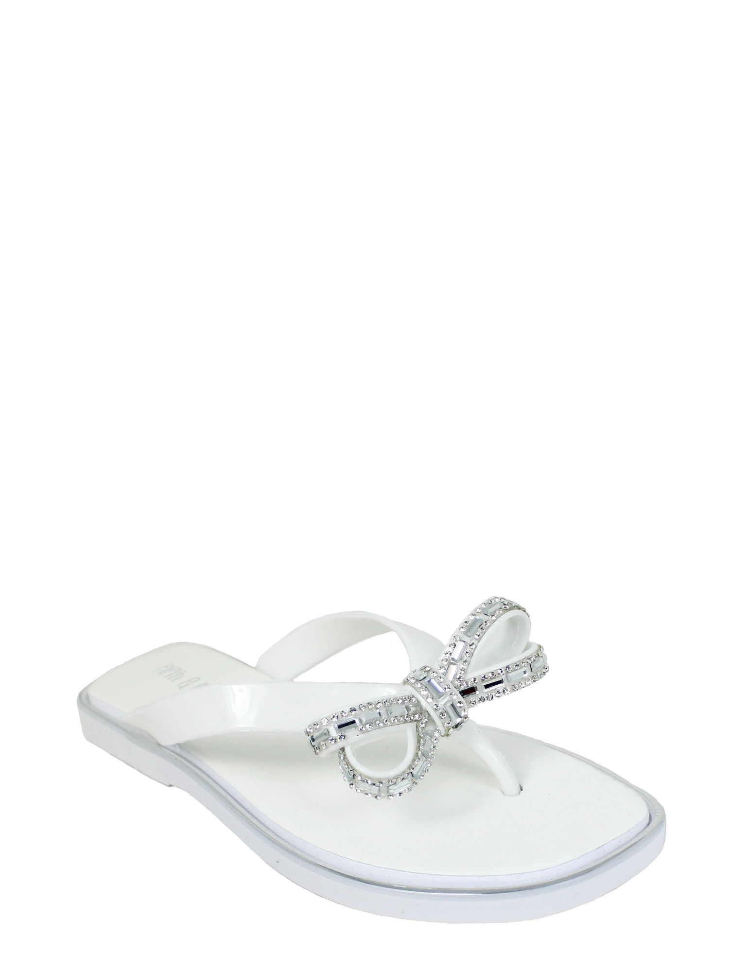 Fifth & Luxe Women's Rhinestone Bow Flat Thong Sandals, Sizes 5/6-11 ... Fifth & Luxe Women's Rhinestone Bow Flat Thong Sandals, Sizes 5/6-11 ...