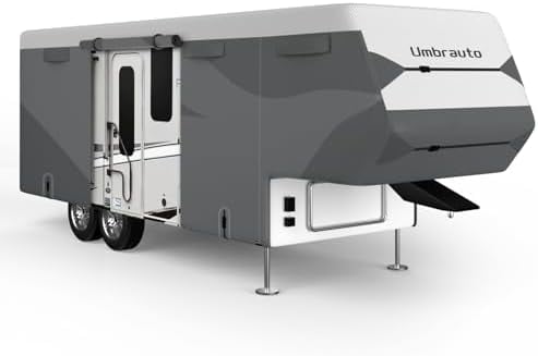 Fifth Wheel RV Cover, Dupont Tyvek Fabric Top 5th Wheel RV Cover Fits ...
