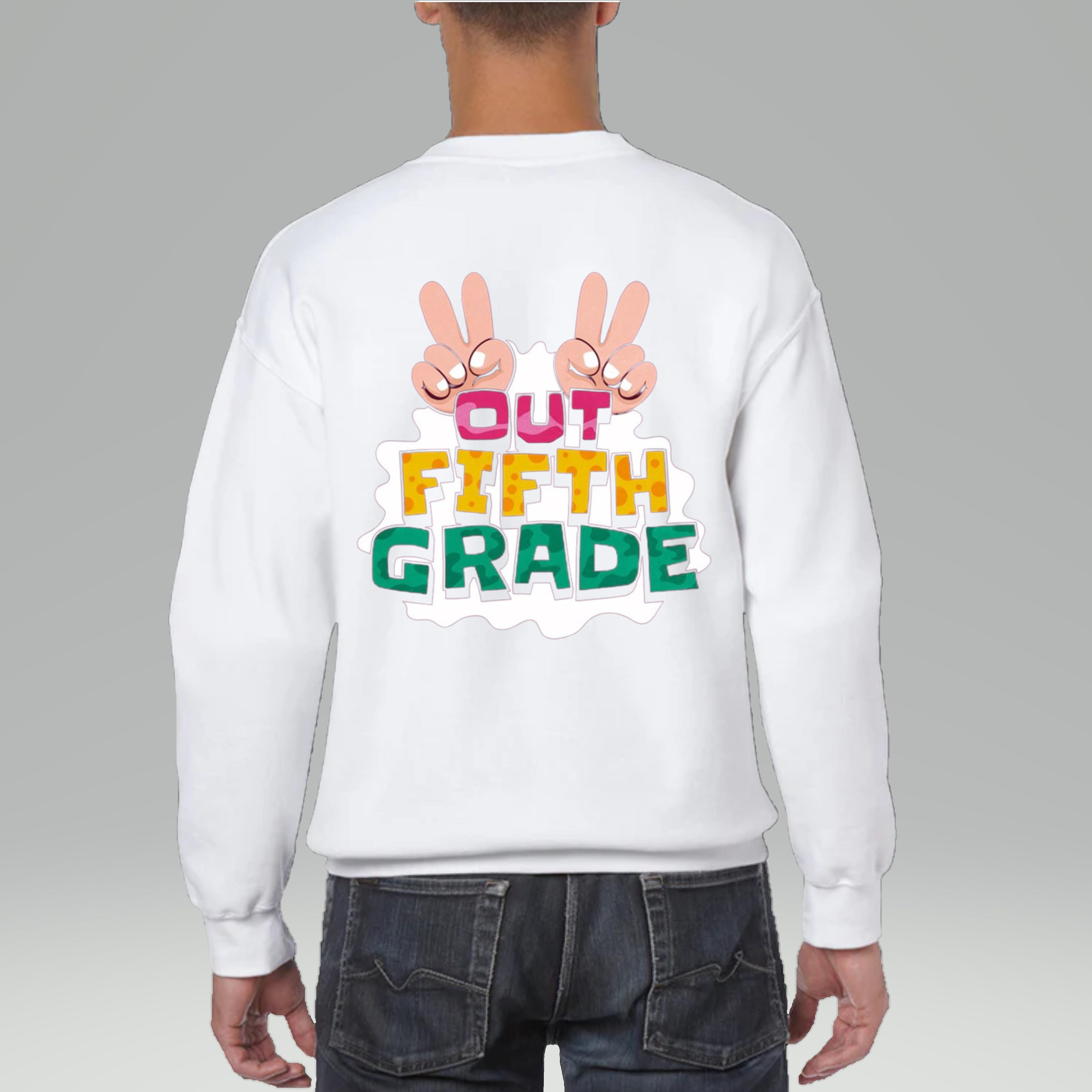 Fifth grade graduation cartoon Sweatshirt - Walmart.com