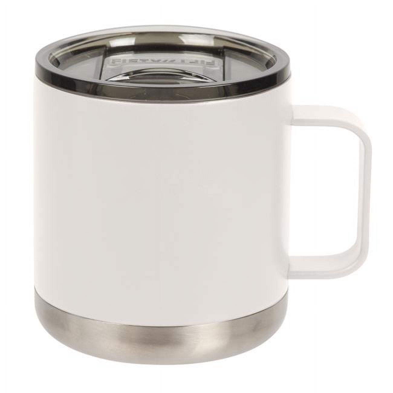 Fifty & Fifty T15000018 15 oz White Camp Mug with Slide Lid - Walmart.com