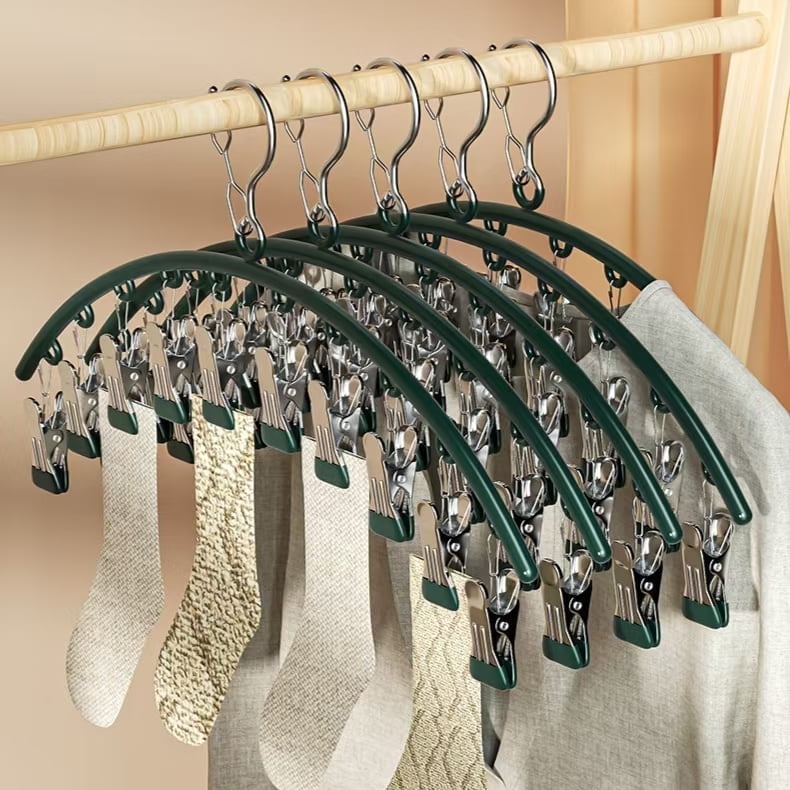 Fifty sets Colorful Sock Drying Rack 10 Clip Greenbt EDC12 - Walmart.com