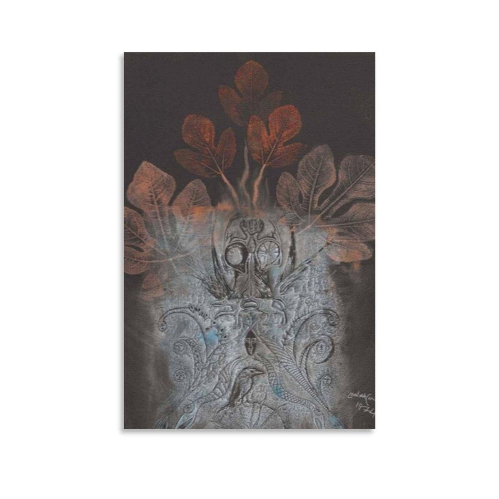The Fig Mother by Leonora Carrington Painting Posters Wall Art Painting Canvas Gift Living Room ...