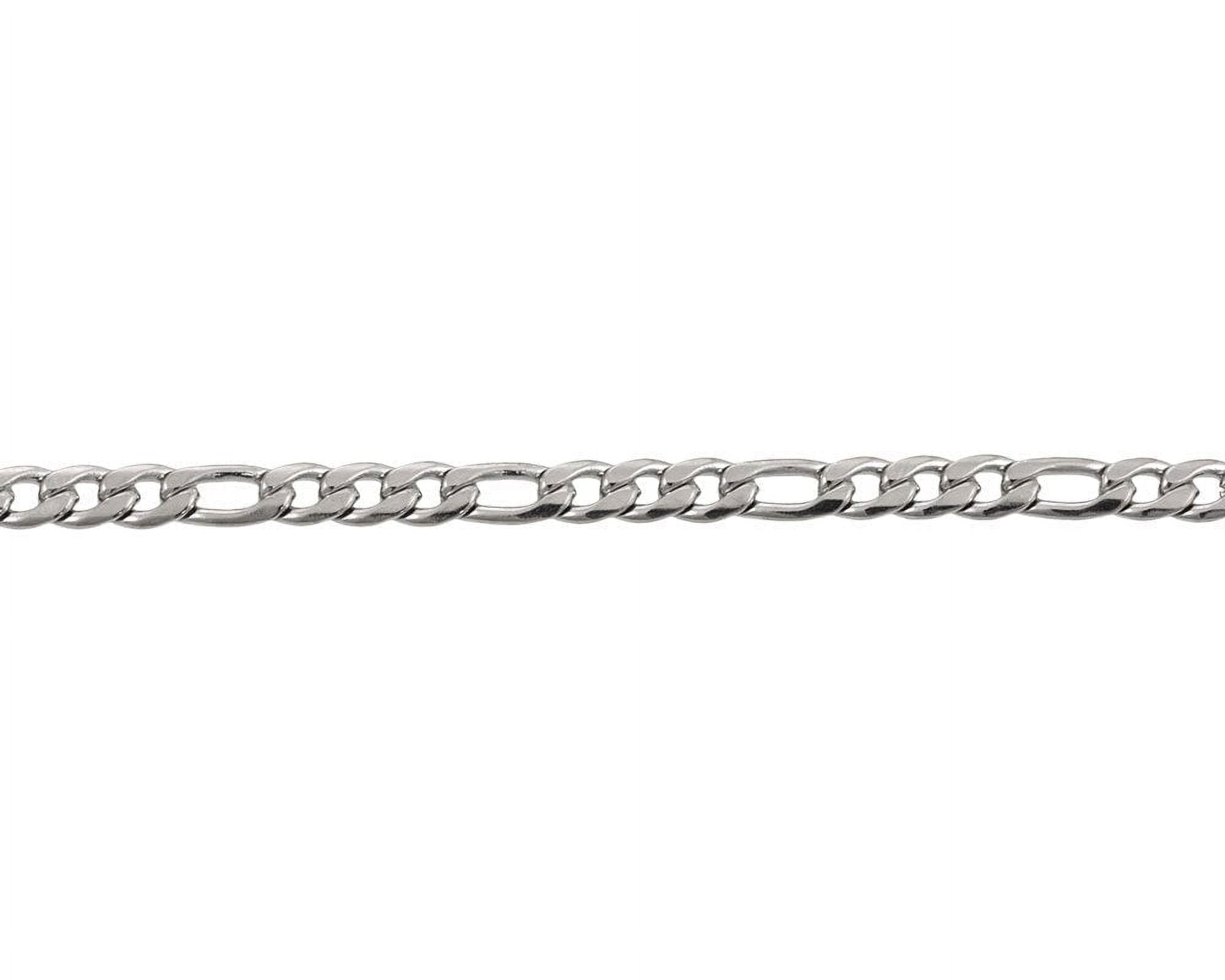 Figaro Chain 4.5mm Surgical Stainless Steel (Priced per Foot) - Walmart.com